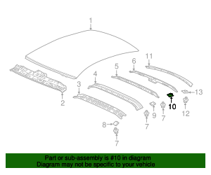 64392-TVA-305ZZ - Bracket R (Inner) (D) - 2018-2020 Honda Accord ...