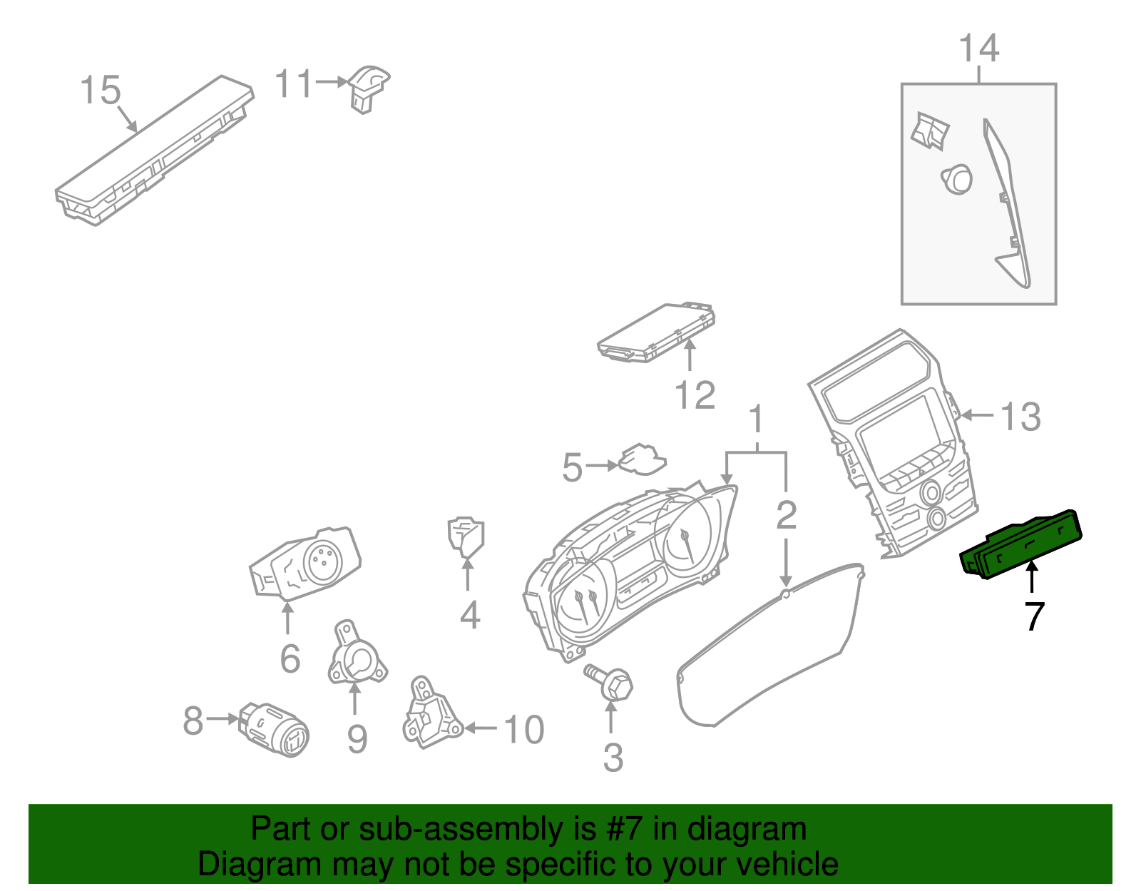 2011-2019 Ford Motorcraft™ Traction Control Switch SW-6843 | OEM Parts ...