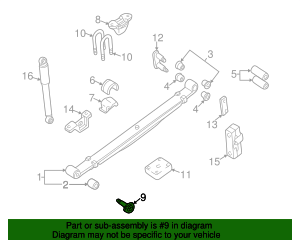 1998-2004 Nissan Link Bolt 55080-3S500 | TascaParts.com