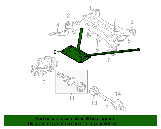 33-32-6-777-637 - Tension Rod - 2007-2015 BMW | Wholesale BMW Parts ...