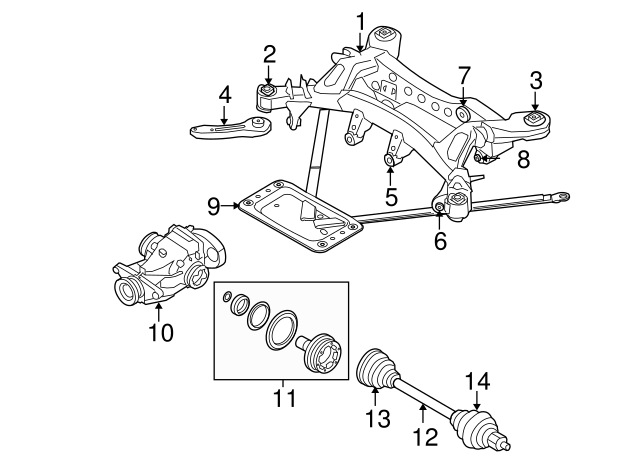 33326777637 - 2007-2015 BMW Tension Rod (33-32-6-777-637) | BMW of ...