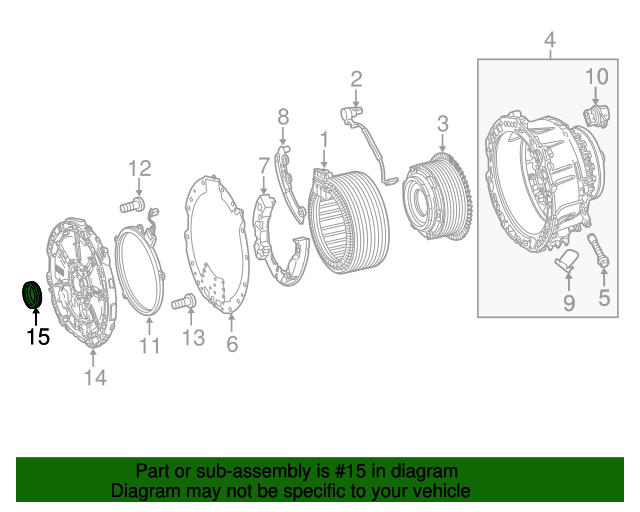 Engine Plate Seal - Part #015-997-50-46-64 | Mercedes Parts Center