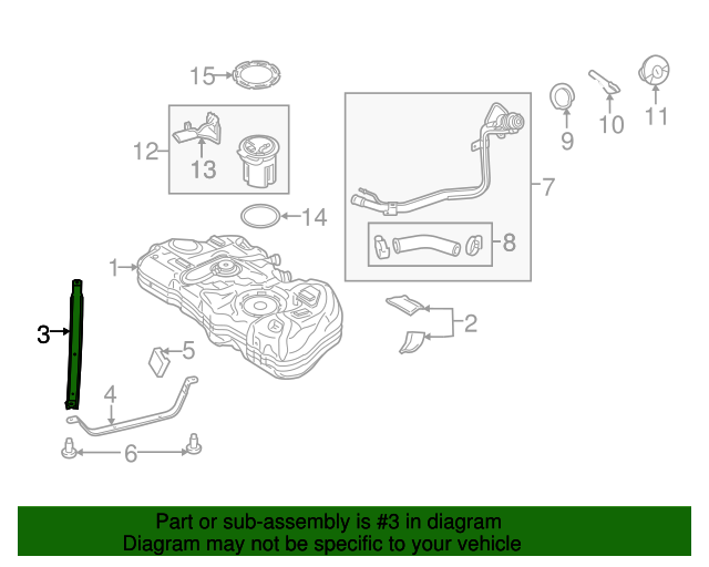 Genuine OEM Ford - Tank Strap AE8Z-9054-D | OEM Ford Parts & Accessories