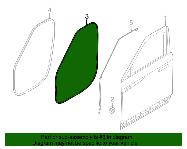 2018-2023 Land Rover Range Rover Velar Door Weather-Strip LR138449 ...