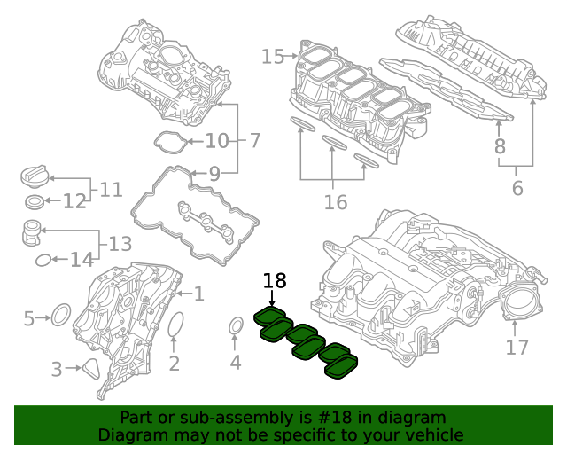 2015-2024 Hyundai Plenum Gasket 29215-3CFA1 | OEM Parts Online