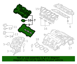 Genuine Valve Cover for 2020-2024 Hyundai Palisade | Part# 22410-3LFA0 ...