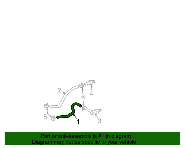 2007-2012 Lexus ES350 Inlet Hose 32941-06060 | OEM Parts Online
