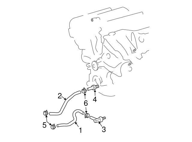 2007-2012 Lexus ES350 Inlet Hose 32941-06060 | OEM Parts Online