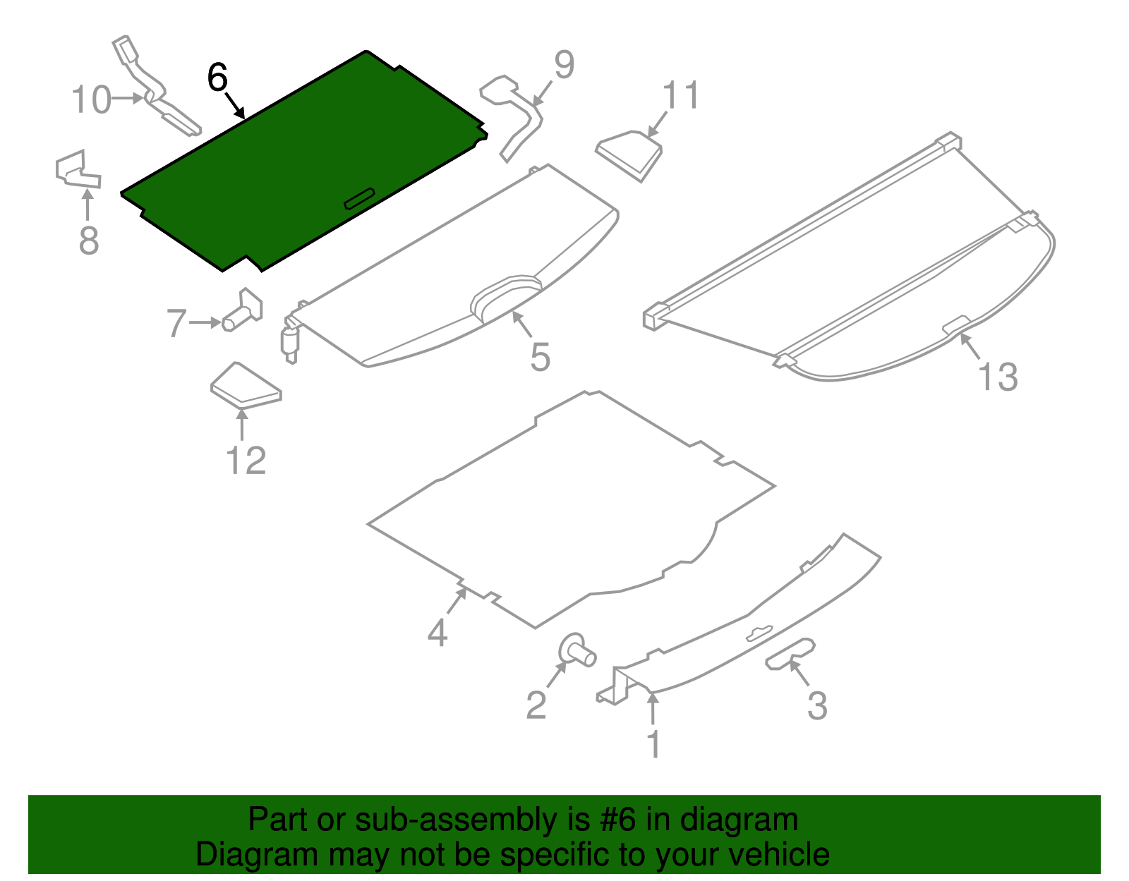 2018-2020 Nissan Rogue Lid 849B9-7FA0A | Temecula Nissan Parts