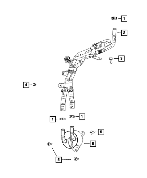Transmission Oil Cooler and Lines for 2022 Jeep Compass | My OE MOPAR Parts