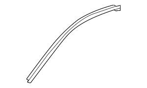 2007-2011 Toyota Camry Upper Molding 75754-06030 | Toyota Parts Center