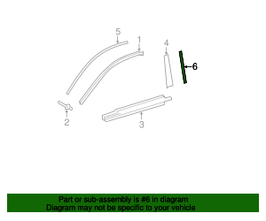 2007-2011 Toyota Camry Stripe 75976-06010 | Toyota Parts Center