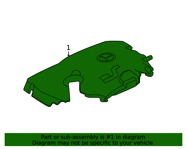 651-010-64-23 - Engine Cover 2021-2022 Mercedes-Benz | Mercedes-Benz ...
