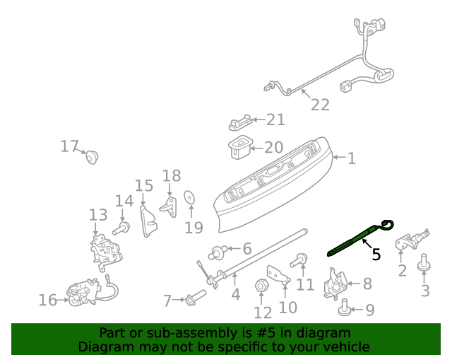 Genuine OEM Support Cylinder Part# LR159598 Fits 2020-2022 Land Rover ...