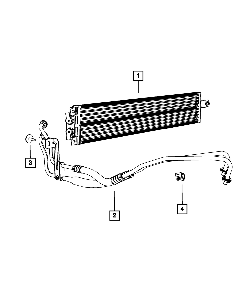 2011-2019 Dodge Journey Oil Cooler Pressure And Return Hose And Tube ...