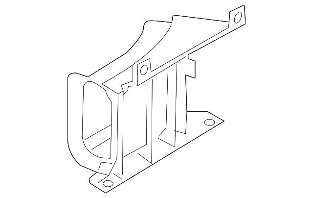 51757203963 - 2004-2010 BMW Lateral Left Engine Compartment 517510 (51 ...