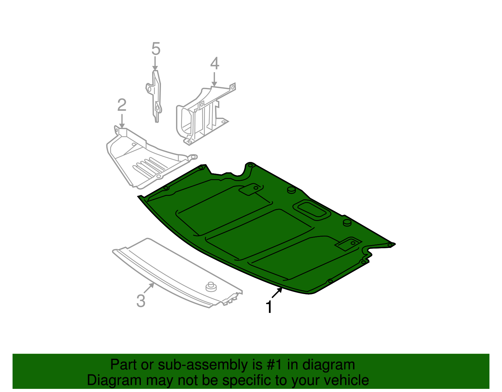 51717033761 - 2004-2007 BMW Front Deflector (51-71-7-033-761) | BMW of ...