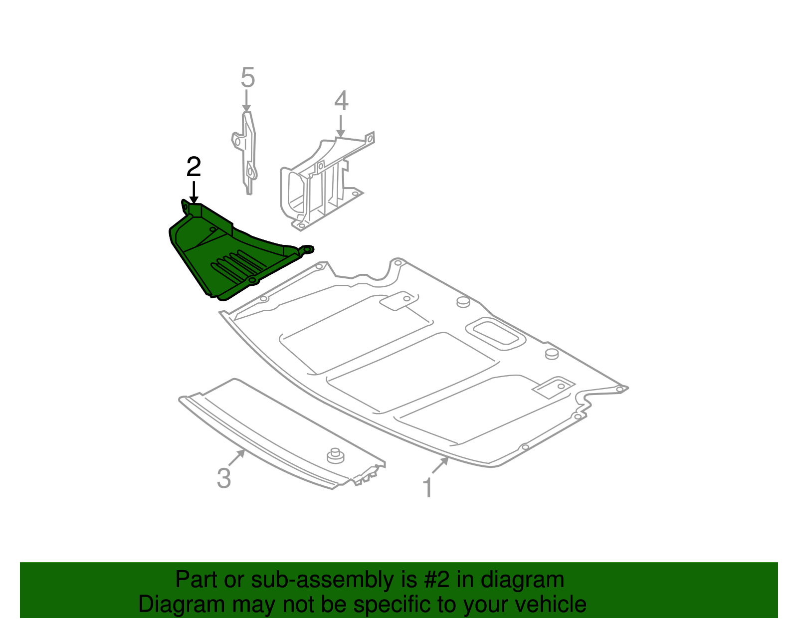 51717033753 - 2004-2010 BMW Side Cover (51-71-7-033-753) | BMW of South ...
