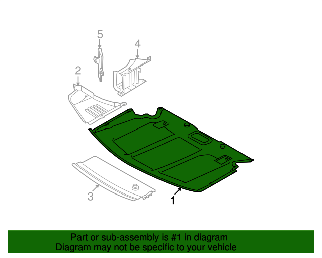 51717033761 - 2004-2007 BMW Front Deflector (51-71-7-033-761) | BMW of ...