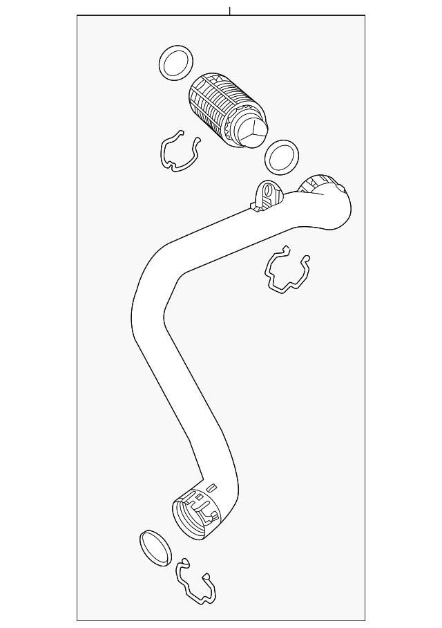 2020-2025 GM Turbocharger Intercooler Hose 84157175 GM | GMPartsDirect.com