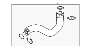 84157174 - Turbocharger Intercooler Hose GM 2020-2024 GM | Parts for ...