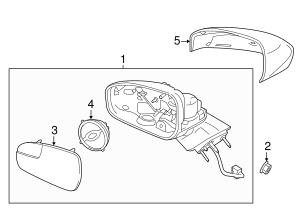 2013-2020 Ford OEM NEW 13-18 Ford Fusion Right Side View Mirror Cover ...
