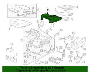 Buy Genuine GM Auto Parts - Pad (Part # 22866941) | GM Parts Store