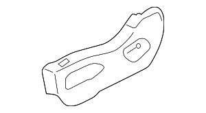 2013-2016 Cadillac SRX Light Titanium Driver Seat Outer Adjuster Finish ...