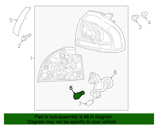 1995-2024 Kia Bulb 18644-21058L | Kia Automotive Parts