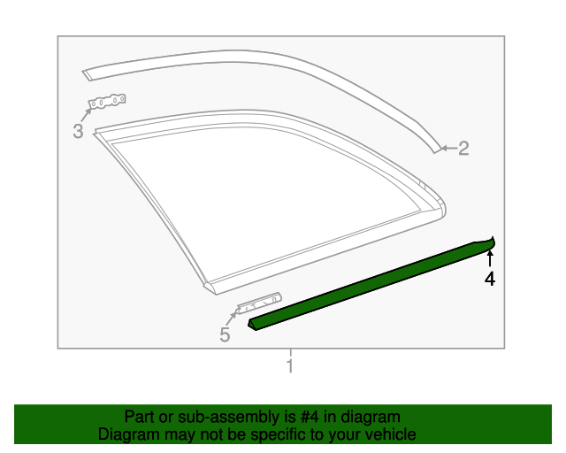 2017-2023 Mercedes-Benz Lower Molding 213-670-25-01 | MB OEM Parts