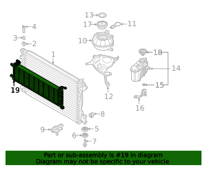 2020-2024 Audi Radiator 8W0-121-251-AA | OEM Parts Online