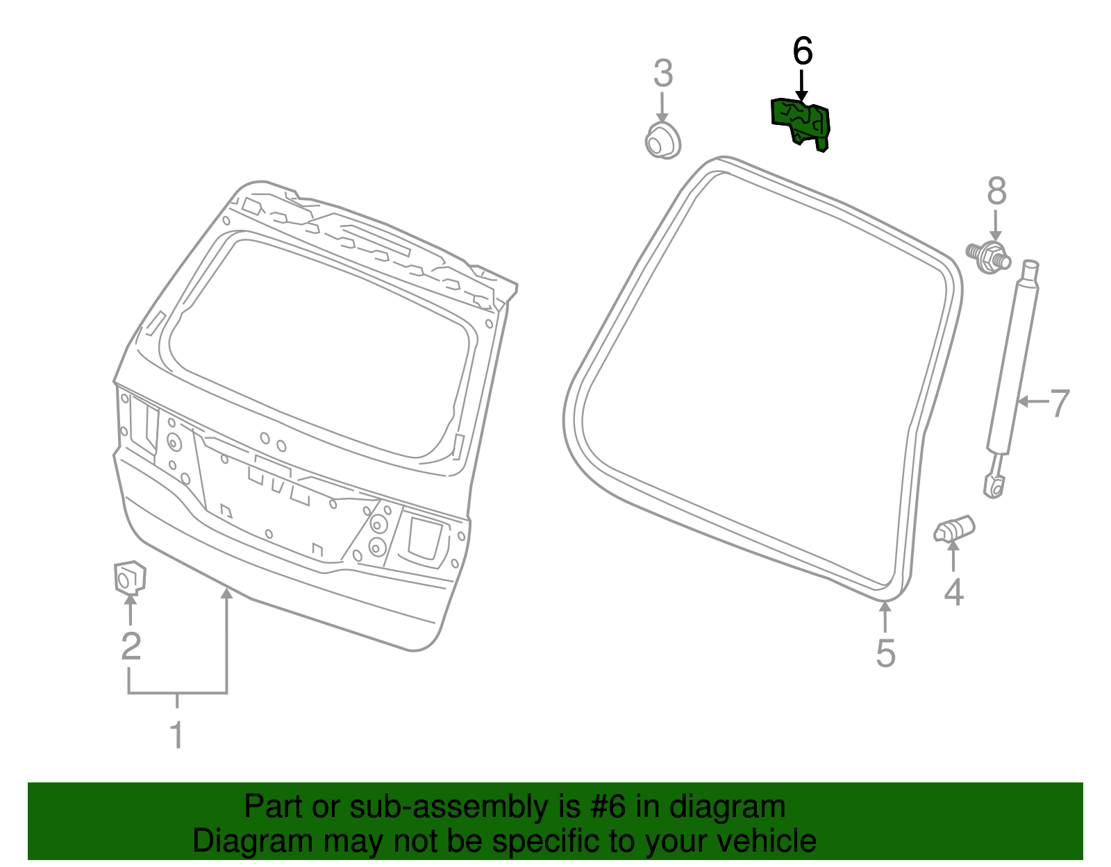 68210-SHJ-A02ZZ - Hinge 2005-2007 Honda Odyssey | Honda Parts Online