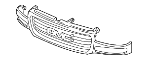 2001-2002 GM Front Grille 15088290 | TascaParts.com