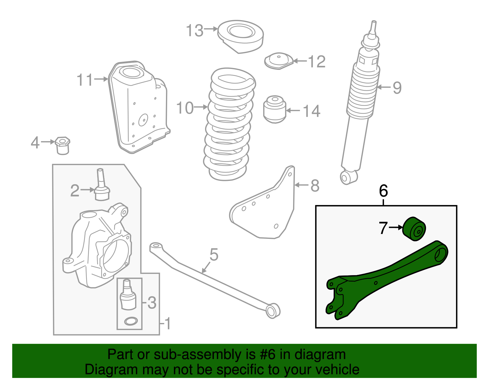 HC3Z-3A360-C - Radius Arm 2017-2022 Ford | Big 3 Auto Parts