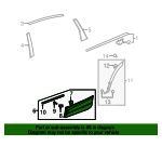 2017-2022 Honda CR-V Lower Molding 75313-TLA-A01 | Honda Factory Parts