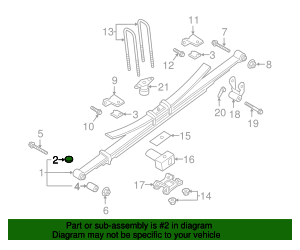 Genuine OEM Ford Part - Spring Pad DL3Z-5586-B | Genuine OEM Ford Parts ...