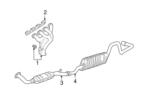1990-2003 Ford Ranger Exhaust Manifold Gasket F37Z-9448-A | OEM Parts ...