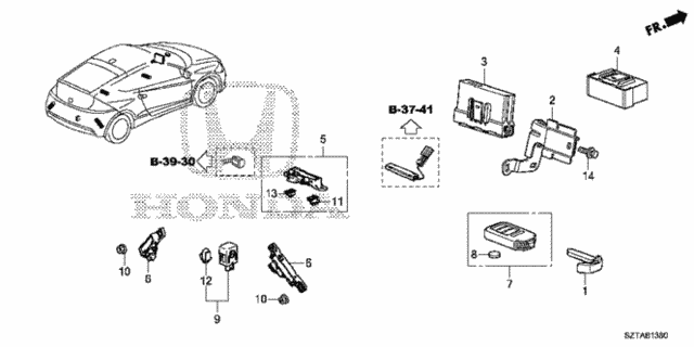 38329-SZT-A01 - Control Unit Smart Power | Honda Factory Parts