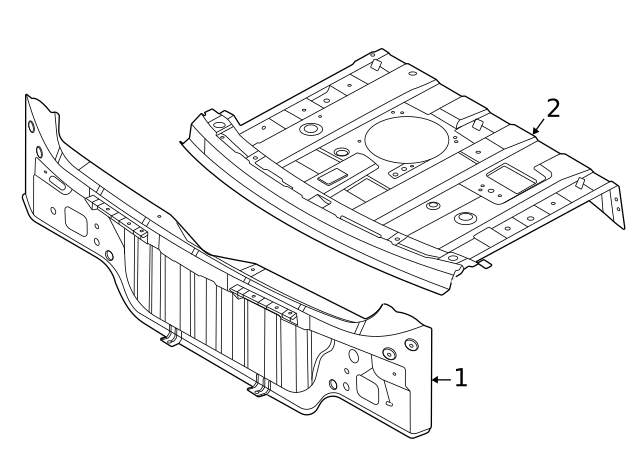 2020-2022 Hyundai Sonata Rear Body Panel 69100-L0000 | OEM Parts Online