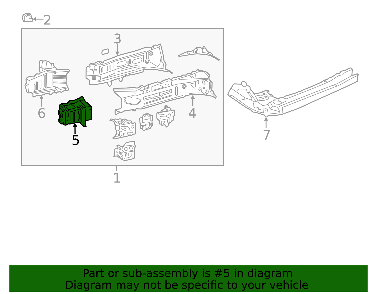 57014-0R010 - 2019-2024 Toyota - Plate | Nucar Toyota of North Attleboro