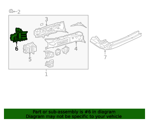 2019-2024 Toyota Rail Extension 57023-0R010 | OEM Parts Online