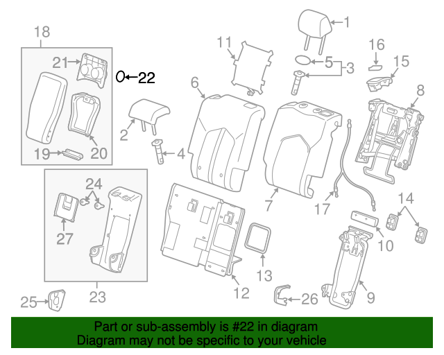 2010-2016 Cadillac SRX F Liner 25980448 | GMPartsDirect.com
