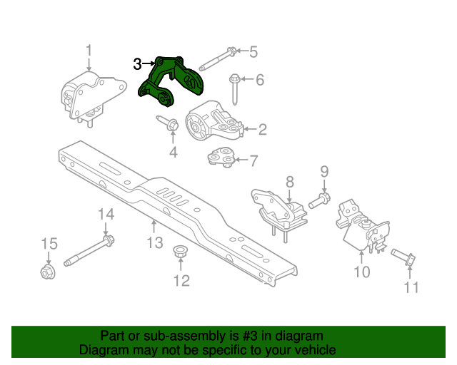 2011-2019 Ford Mount Bracket BL3Z-6038-E | OEPartsQuick