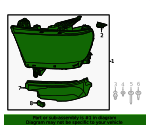 68533275AB - Headlamp - 2019-2023 Ram 1500 | Mopar Parts Canada