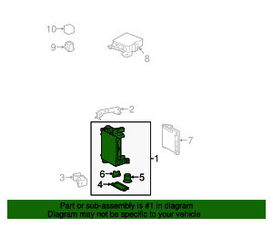 2012-2014 Toyota Yaris Junction Block 82730-52M60 | Toyota Parts Center