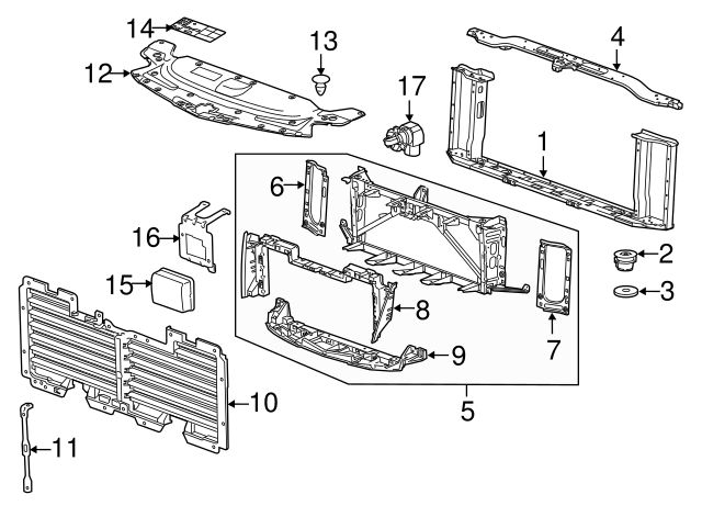 2016 Cadillac Shutter 84378164 | GMPartsDirect.com