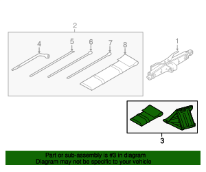 99501-EZ01B - Wheel Stop 2016-2024 Nissan | Nissan Parts & Accessories ...
