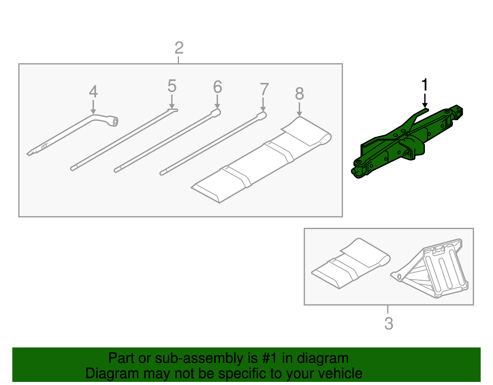 99550-EZ00A - Jack - 2016-2024 Nissan | Nissan OEM Parts Direct