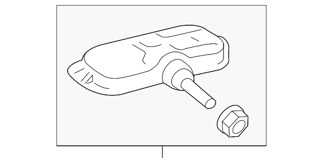 42607-30060 - Tire Pressure Monitoring System (TPMS) Sensor For 2013 ...