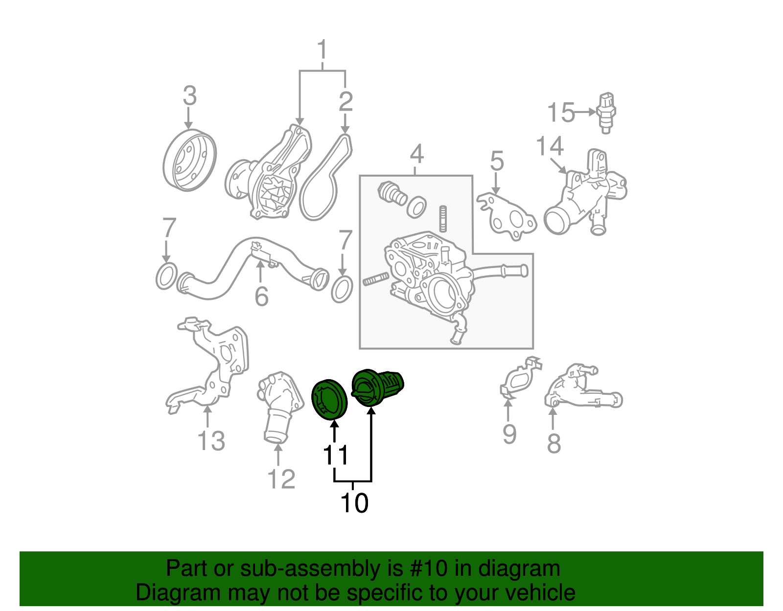 2006-2022 Honda | Thermostat | 19301-RNA-315 | Honda OEM Discount Parts
